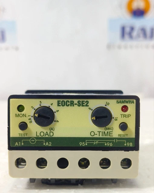SAMWHA EOCR-SE2-05 R 220 0,5-5/6A 90-260VAC 50/60Hz ELEKTRONISCHES ÜBERLASTRE... EUR 61,50 ...