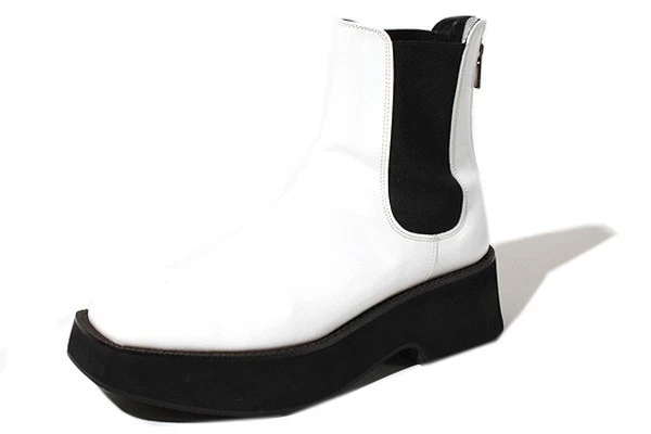 26.0CM HUMANT JABEZ (matt) Jabez Square Toe Side Gore Leather Boots ...