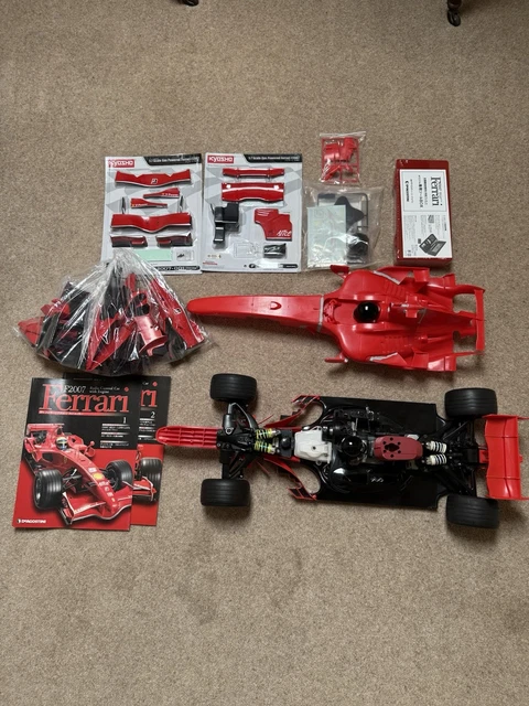 KYOSHO FERRARI F1 F2007 RC GX21 Nitro powered 1/7 Scale New Build Rare ...
