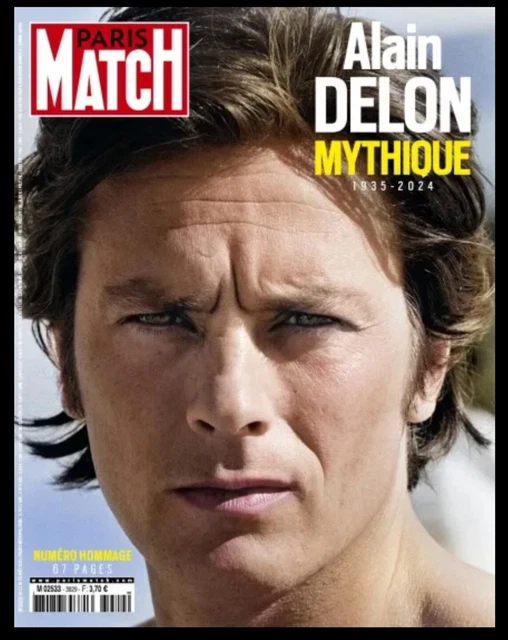 ALAIN DELON PARIS Match Spécial Hommage 67 Pages Magazine French Rare ...