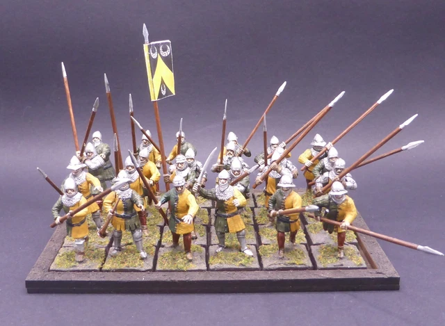 24 X MEDIEVAL Spears Perry Miniatures 28mm Painted £63.12 - PicClick UK