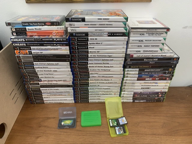 COLLECTION OF RETRO Video Games PS2 Xbox 360 Wii GameCube Nintendo DS ...