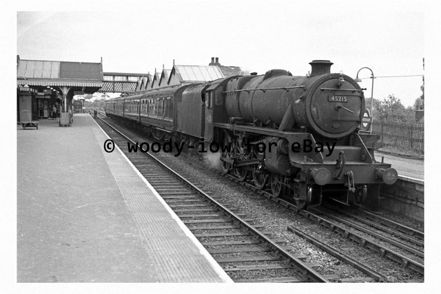 BB0549 - STEAM Train no 45215 at Amersham Station , Bucks in 1959 ...