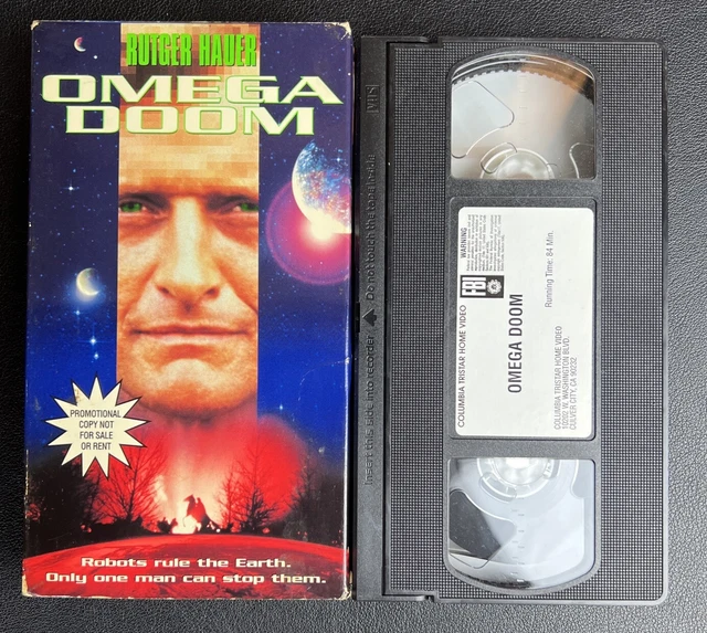 OMEGA DOOM (VHS SCREENER) Rutger Hauer, Shannon Whirry Buy 2 get 1 FREE ...