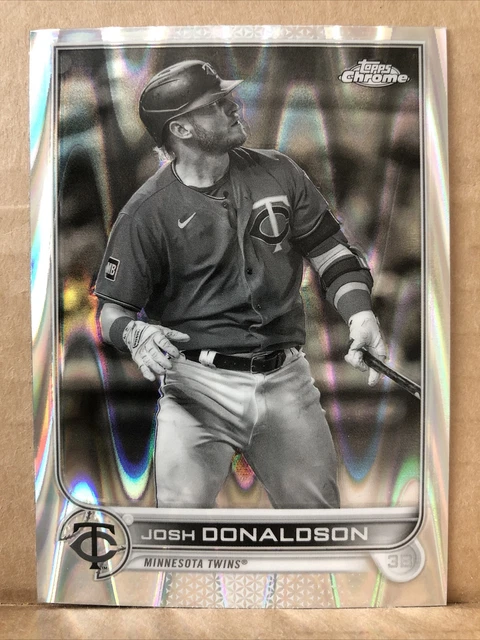 TOPPS 2022 CHROME Josh Donaldson Sonic Ray Wave jumeaux Minnesota EUR 0 ...