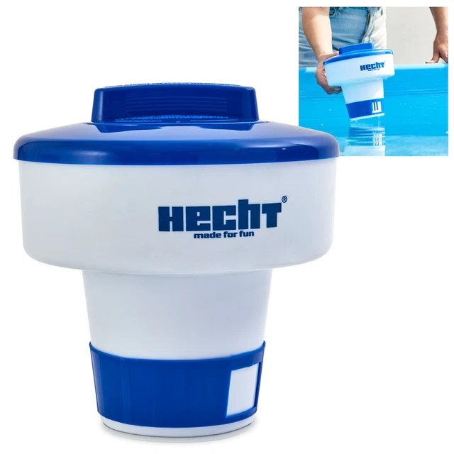 DOSIERSCHWIMMER PREMIUM CHLOR Dosierer 20-200g Pool Schwimmbad Dosier ...