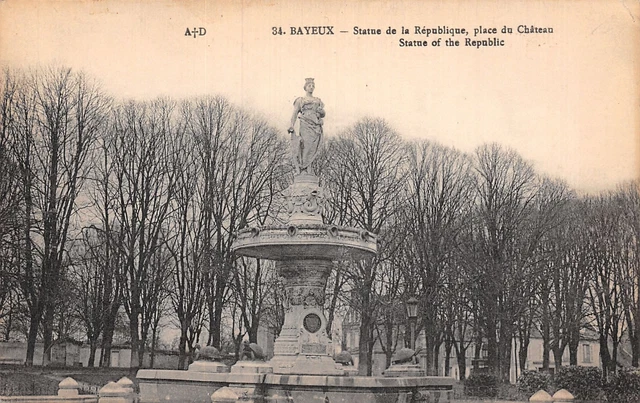 14-BAYEUX STATUE DE La Republique Place Du Chateau-N Lp5019-G/0109 EUR 6,90 - PicClick FR
