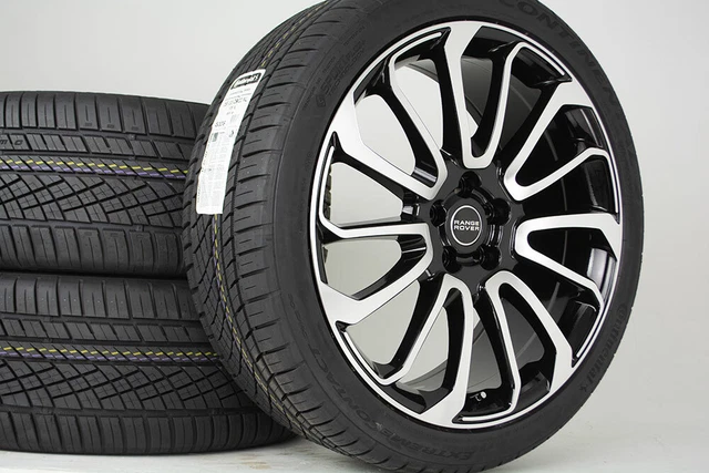 22& MACHINED BLACK Range Rover Autobiography Wheels Rims Tires 2020 ...