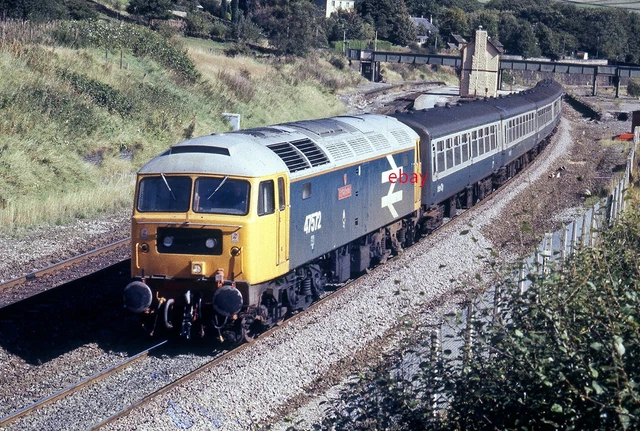 ORIGINAL 35MM SLIDE BR Class 47 no.47572 at Chinley +rights for use £2. ...