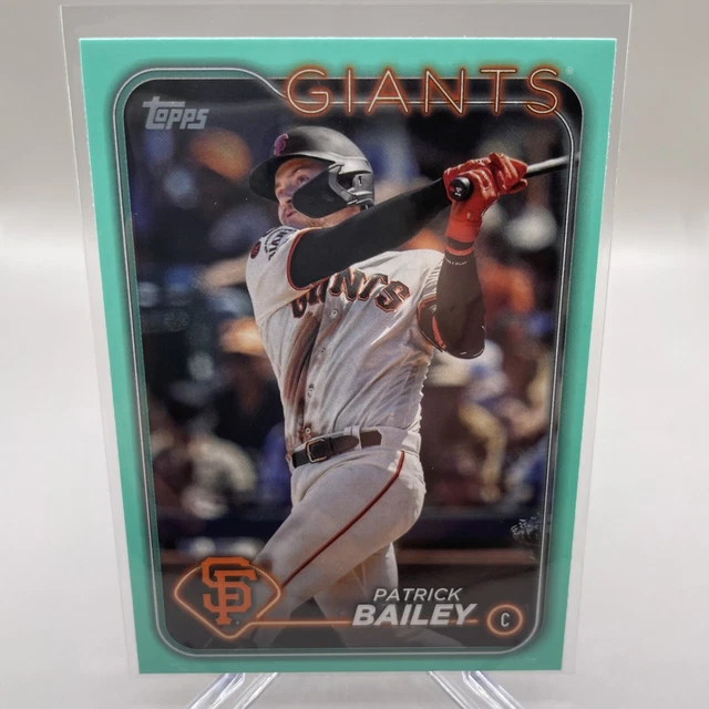 2024 TOPPS SERIES 1 Patrick Bailey #346 Aqua Parallel San Francisco ...