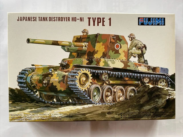 FUJIMI NO WA-10 76010 - Japanese Ho-Ni Tank Type 1 - 1:76 "Neu" (1994 ...