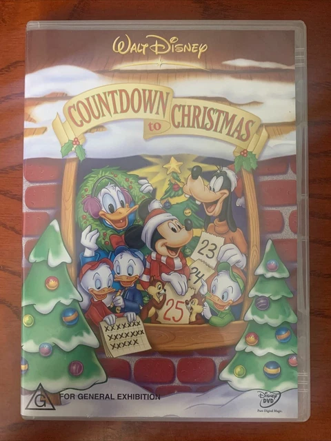COUNTDOWN TO CHRISTMAS (DVD, 2002) Disney Film. Mickey Mouse. Region 4 ...