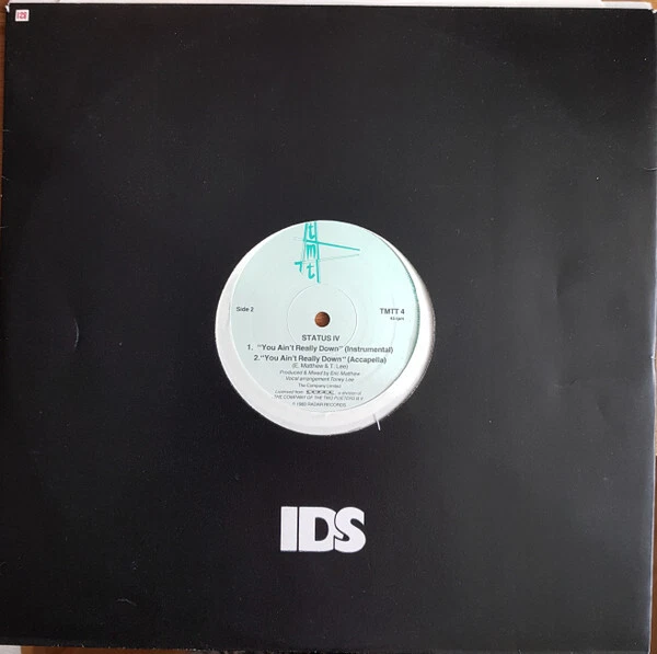 STATUS IV - You Ain't Really Down (12", Single, Die) EUR 19,24 ...
