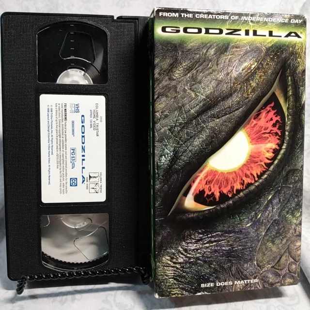 GODZILLA (VHS, 1998) £3.20 - PicClick UK
