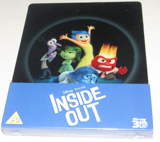 DISNEY'S INSIDE OUT (3D/2D) Zavvi Exclusive Steelbook *New Sealed* EUR ...