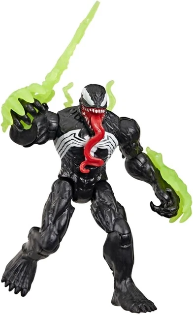 MARVEL SPIDER-MAN ACTIONVERSE Venom Action Figure & Accessories, 11.4 ...