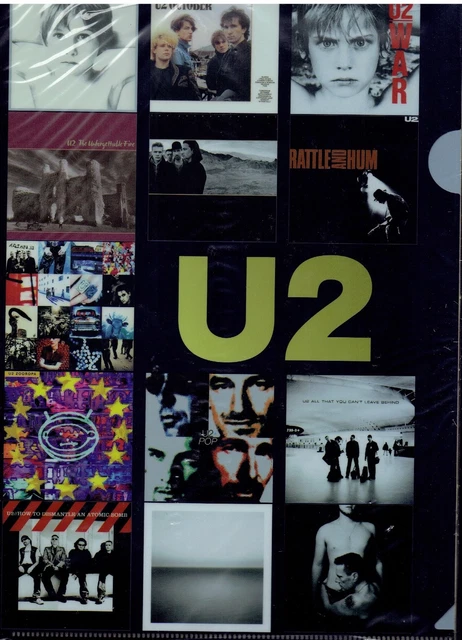 FIRST PRESS + A4 Transparent Dossier U2 Octobre Scellé Japan Shm CD ...