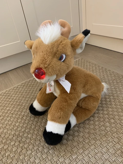 THE RUDOLPH COMPANY - Light Up Singing Red-Nosed Reindeer - Soft Plush ...