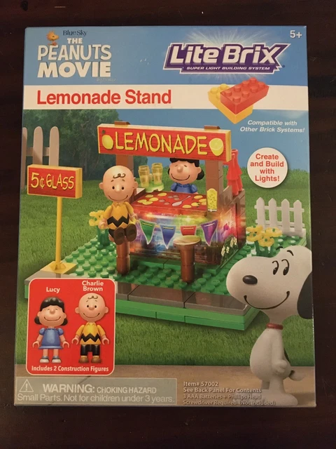 Lite Brix The Peanuts Movie Lemonade Stand Lucy And Charlie Brown 2299 Picclick