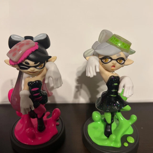 SPLATOON AMIIBO NINTENDO Hotaru & Aori Callie Marie Squid Sisters Set Giappone EUR 100,59 ...
