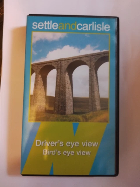 SETTLE AND CARLISLE drivers eye view vhs video NOT DVD railway rare £3. ...