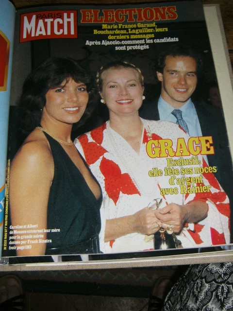 PARIS MATCH N° 1666 1/5/1981 Grace de Monaco Georges Moustaki Thompson Reagan EUR 5,65 - PicClick FR