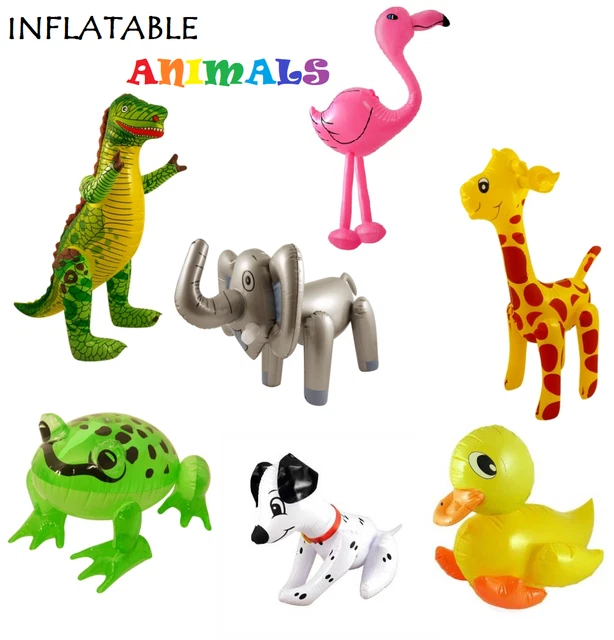 HIGH QUALITY INFLATABLE ANIMAL Party Décor Zoo Reusable Animal Toy Blow ...