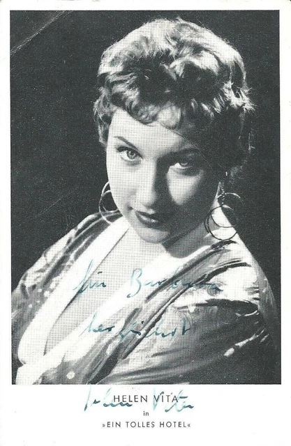 Helen Vita Original Autogramm Signierte Postkarte 50er Jahre Eur 6 90