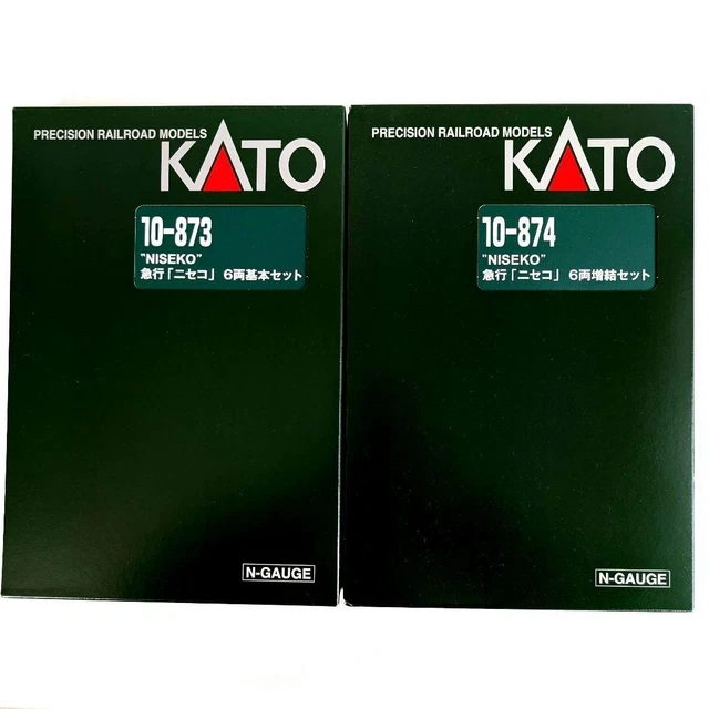 KATO N GAUGE Niseko Express 12-Car Set Basic + Expansion Passenger Cars ...