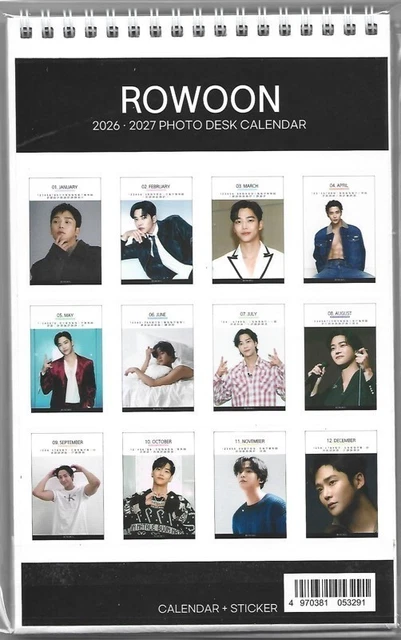 ROWOON [SF9] FOTOKALENDER 2026 & 2027 K-ACTOR 2025-0 EUR 23,60 ...
