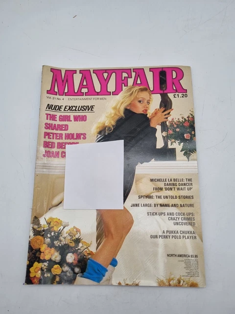 VINTAGE MAYFAIR MAGAZINE Vol. 21 No. 4 - 1986 £13.99 - PicClick UK