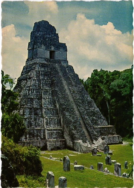PC GUATEMALA, PIRAMIDE MAYA, TIKAL, Modern Postcard (b59805) EUR 7,99 ...