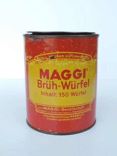 ALTE MAGGI DOSE Blechdose 150 Würfel EUR 24,00 - PicClick DE