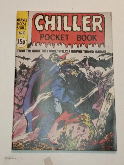 CHILLER #6 MARVEL Digest Series Dracula British Comic Pocket Book EUR ...