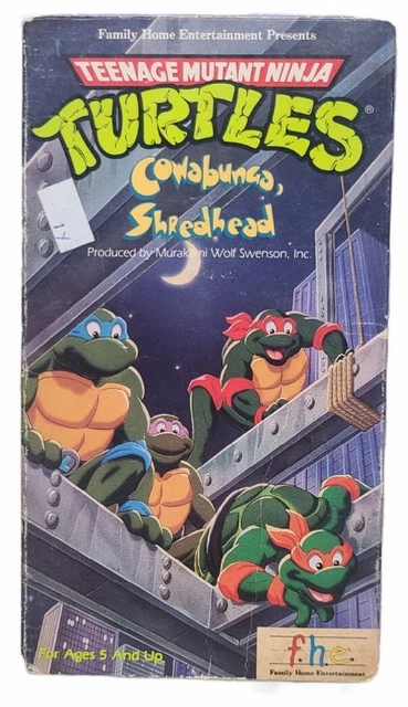 TMNT TEENAGE MUTANT Ninja Turtles Cowabunga Shredhead VHS Catalog No ...