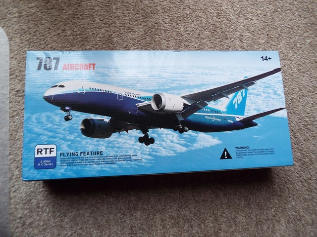 787 PLANE, RADIO controlled, 3CH, 550mm Wingspan +GYROSCOPE, RTF 2.4GHz ...