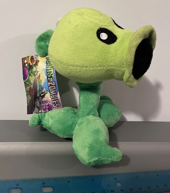 SUPER RARE PLANTS vs Zombies PEASHOOTER Plush Ingame Artwork Hangtag ...