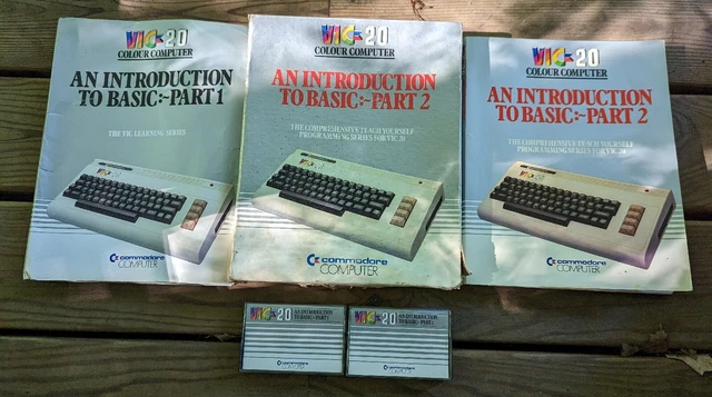 VINTAGE 1981 VIC-20 Commodore An Introduction to Basic Part 1/2 ...
