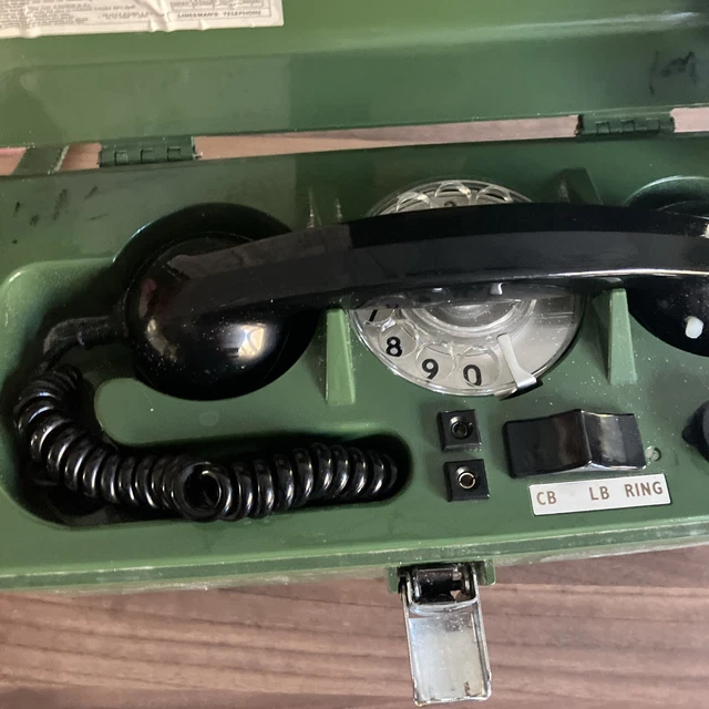VINTAGE GPO BT Post Office Linesman’s Field Telephone 704B Working £21. ...