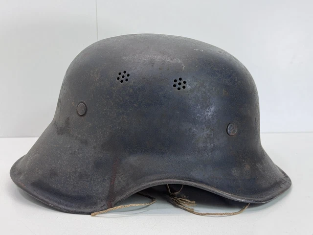 STAHLHELM WW2 WK2 2. Weltkrieg Militaria Luftschutzhelm Wehrmacht #9030 ...