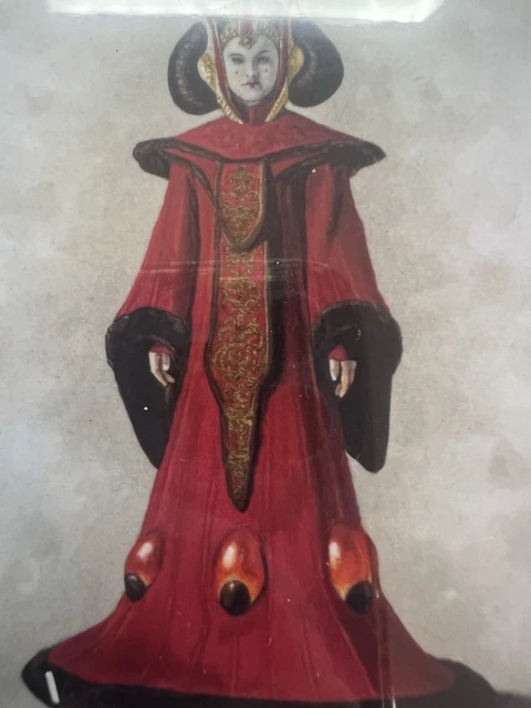 STAR WARS QUEEN Padme Amidala Limited Edition Art Sketch Card Angel ...