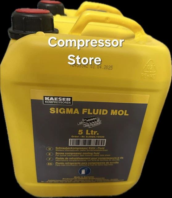 HPC KAESER SCREW Compressor Oil 2x5ltr £129.99 - PicClick UK