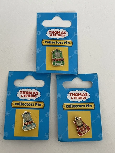 THOMAS THE TANK Engine & Friends Collectors Pin Badges x 3 Percy ...