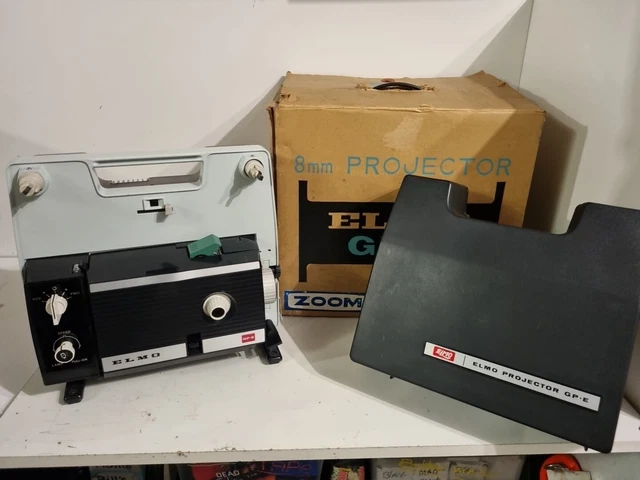 A ELMO GP-E Zoom Dual 8 Silent Projector Untested £10.79 - PicClick UK