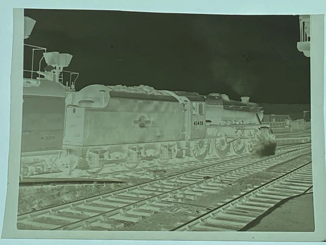 STEAM LOCO LOCOMOTIVE 45428 Railway Negative 4E-9 £4.99 - PicClick UK