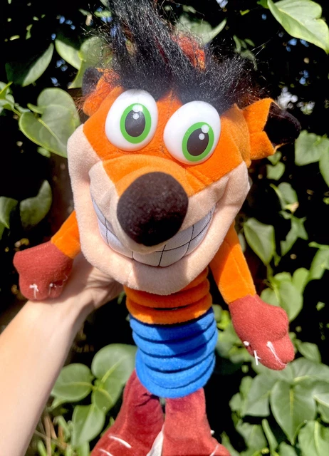 VINTAGE CRASH BANDICOOT Slinky Soft Plush Toy Figure PS1 PS2 PS3 PS4 ...