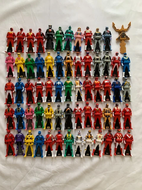 POWER RANGERS KAIZOKU Sentai Gokaiger Ranger Key Lot of 64 Bandai Japan ...