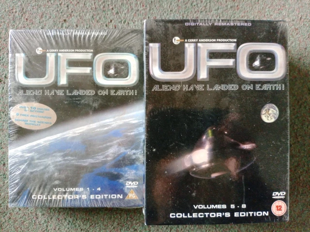 U.F.O. GERRY ANDERSON'S Volumes 1 to 8 Collectors DVD Box Sets NEW £26. ...