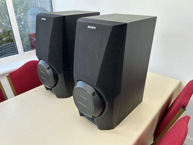 SONY SAW Super Woofer Speakers Stereo SS-XB6AV Magnetically Shielded £ ...