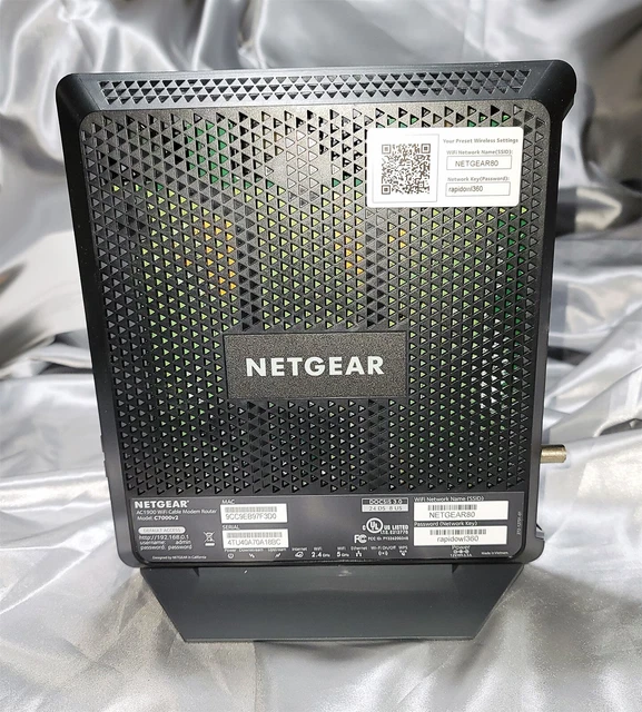 NETGEAR NIGHTHAWK AC1900 Cable Modem Router Model C7000 960 Mbps $49.99 ...